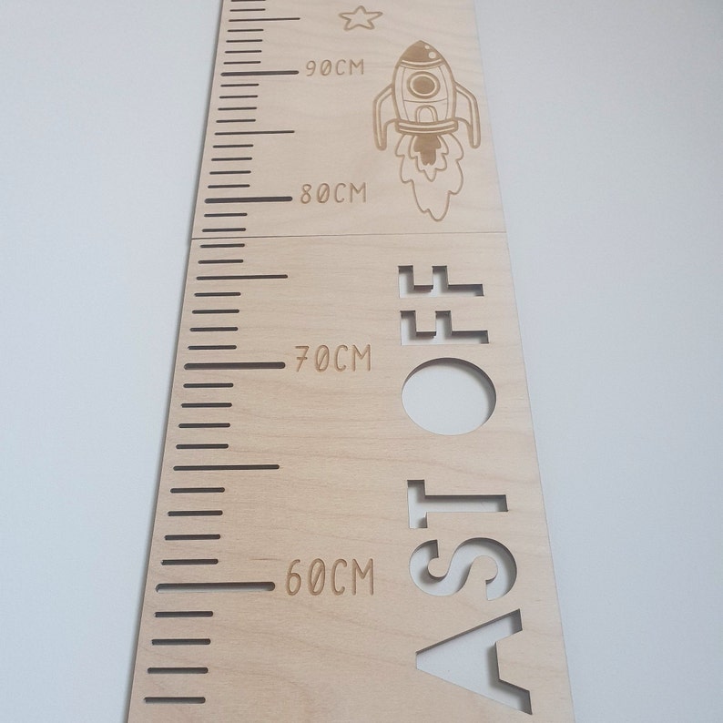Wooden Height Ruler / Height Chart / Height Ruler / Growth - Etsy