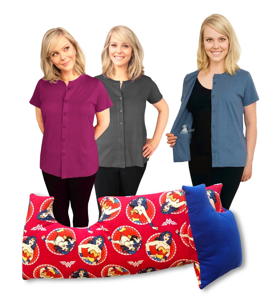 MASTECTOMY Pillow POCKET 4 Pack Breast Cancer Gift After Surgery T ...