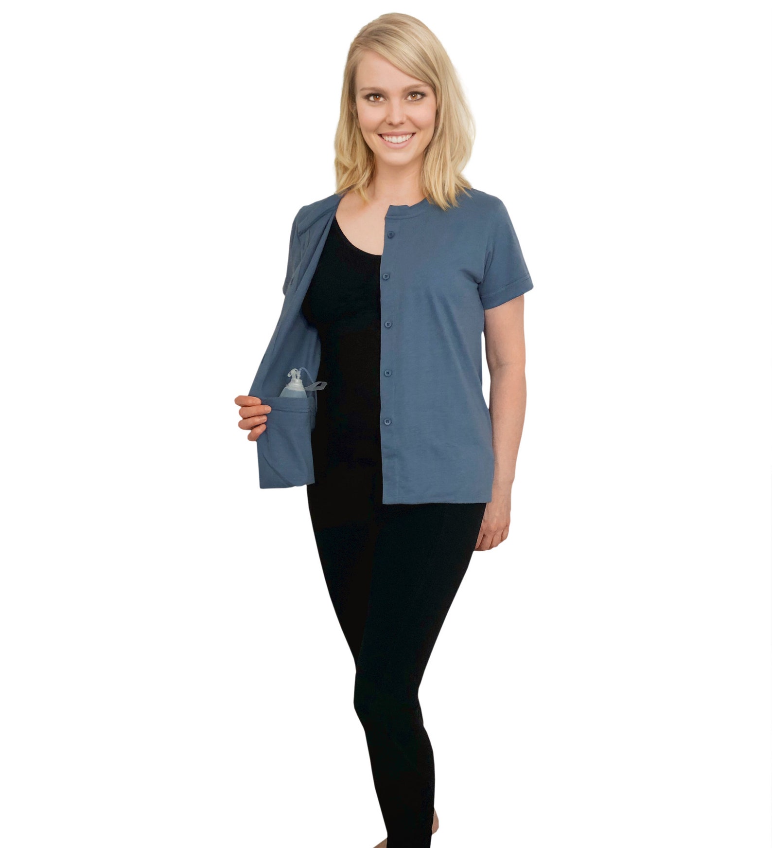 Mastectomy Recovery Clothing Tops to Hold Drains Breast Cancer Surgery ...