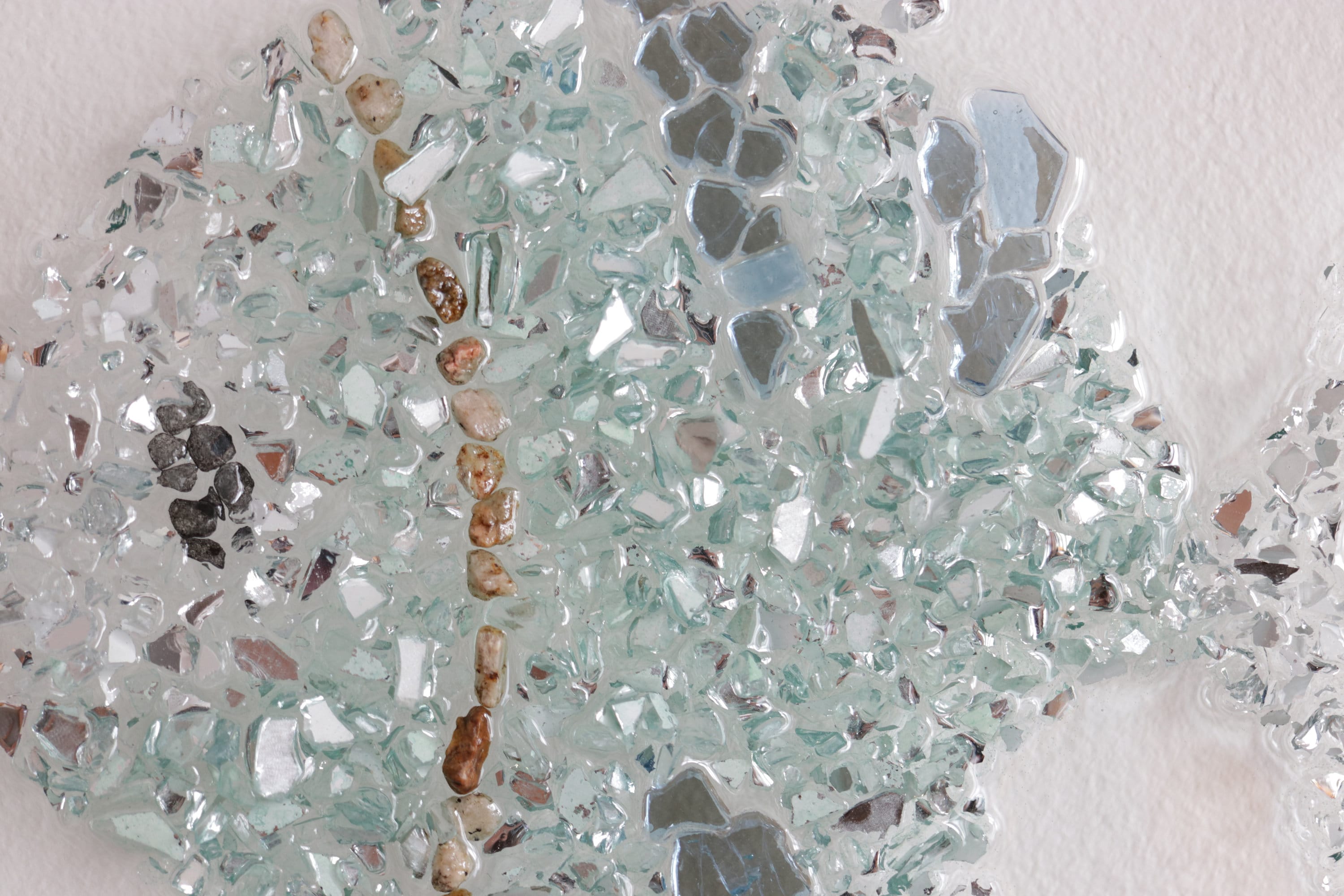 Sea Glass Art Seaglass Art Glass Wall Art Sea Glass Epoxy Etsy