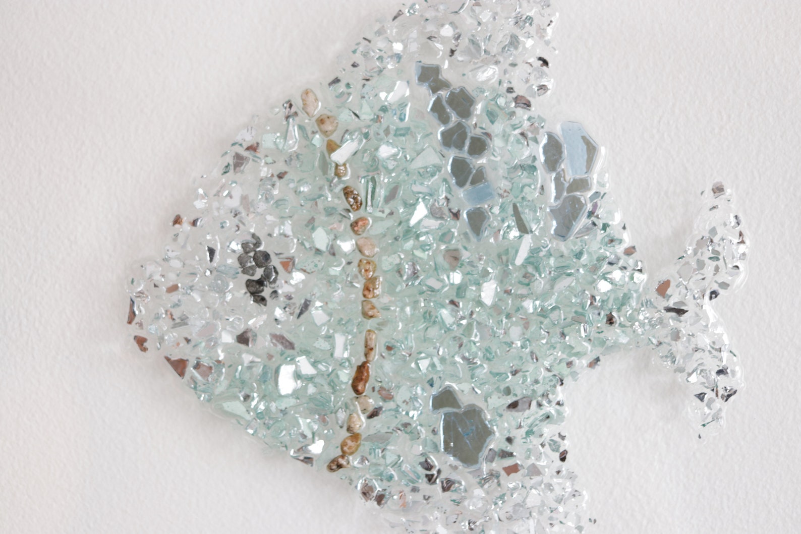 Sea Glass Art Seaglass Art Glass Wall Art Sea Glass Epoxy Etsy