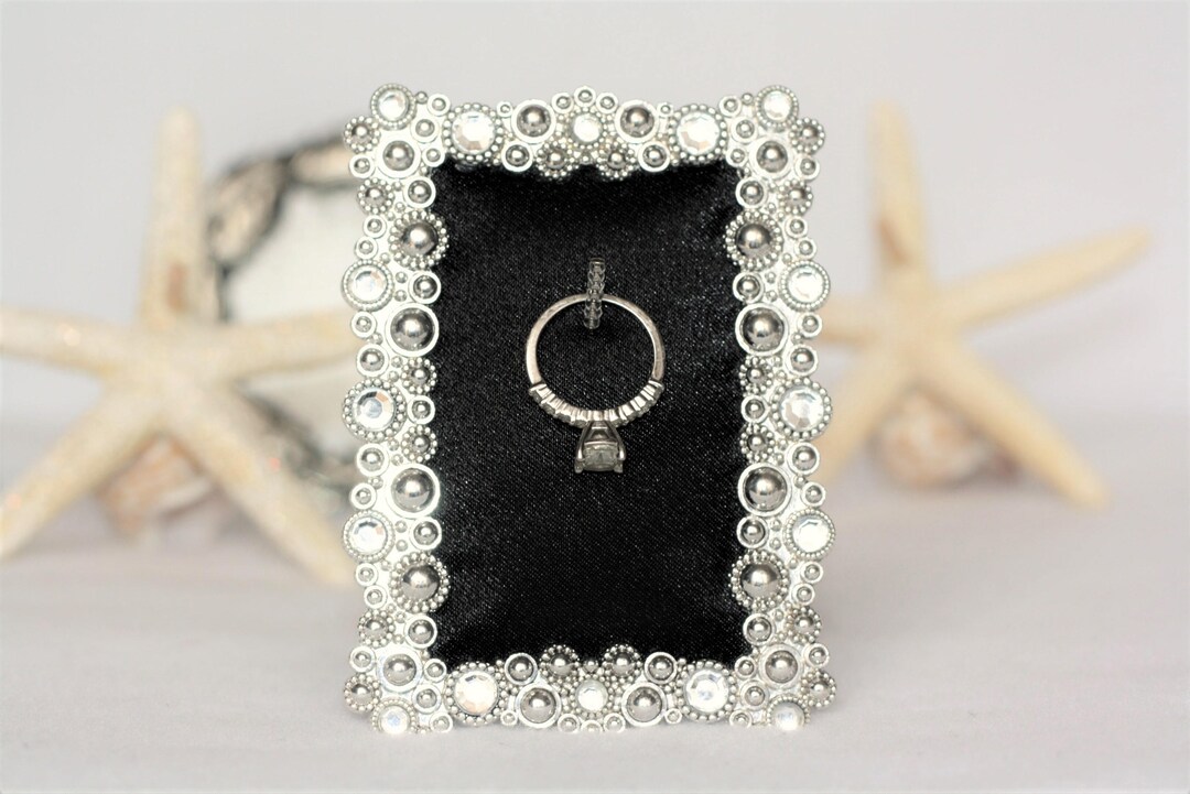 Ring Holder, Engagement Gift, Wedding Ring Holder, Ring Holder Silver ...