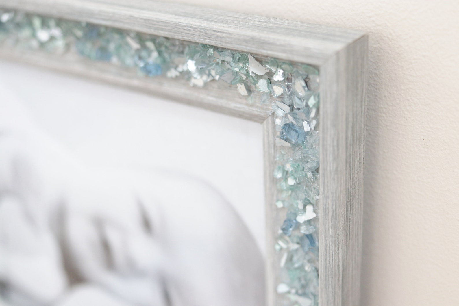 Sea Glass Frame Sea Glass Art Seaglass Picture Frame Sea - Etsy