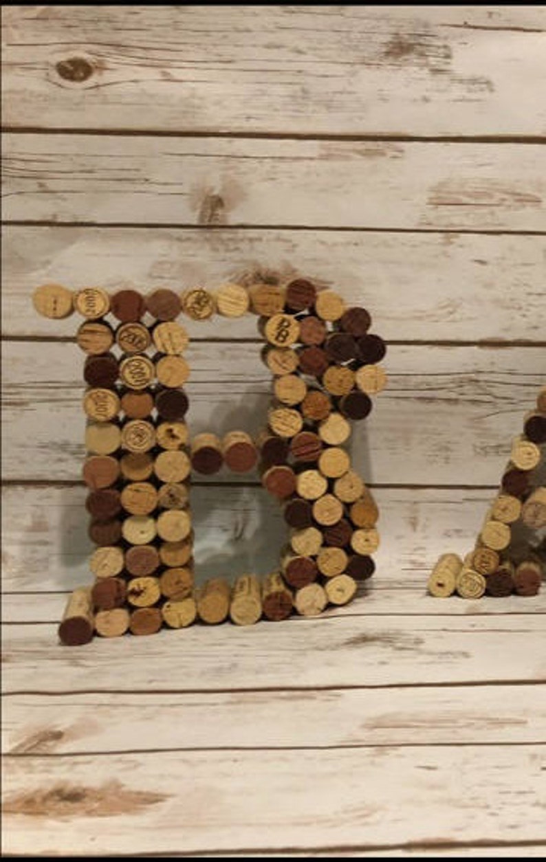 Wedding Sign, Rustic Wine Corks, Homemade Rustic Wedding Bar Sign, Bar ...