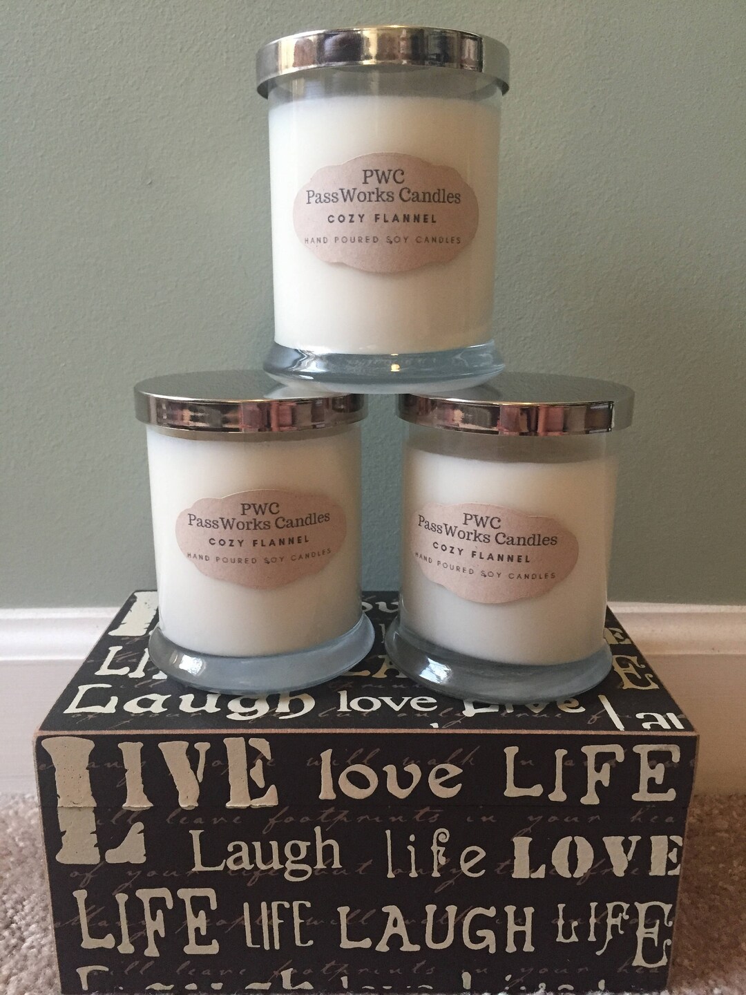 Organic Candle, Homemade, Hand Poured Candles,essential Oils, Organic ...