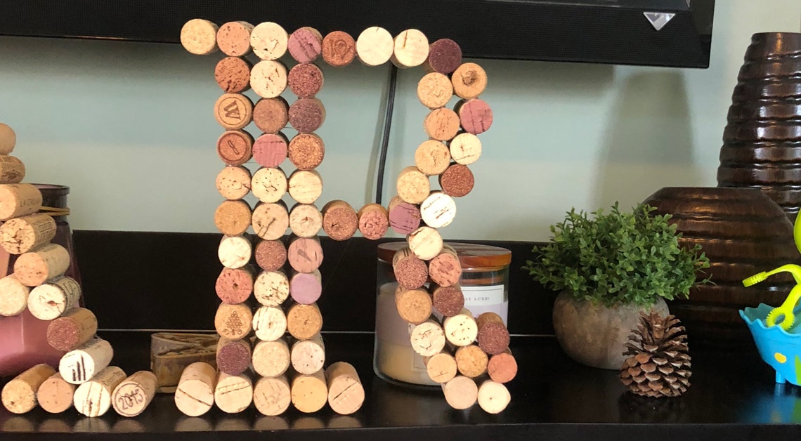 Wedding Sign, Rustic Wine Corks, Homemade Rustic Wedding Bar Sign, Bar ...