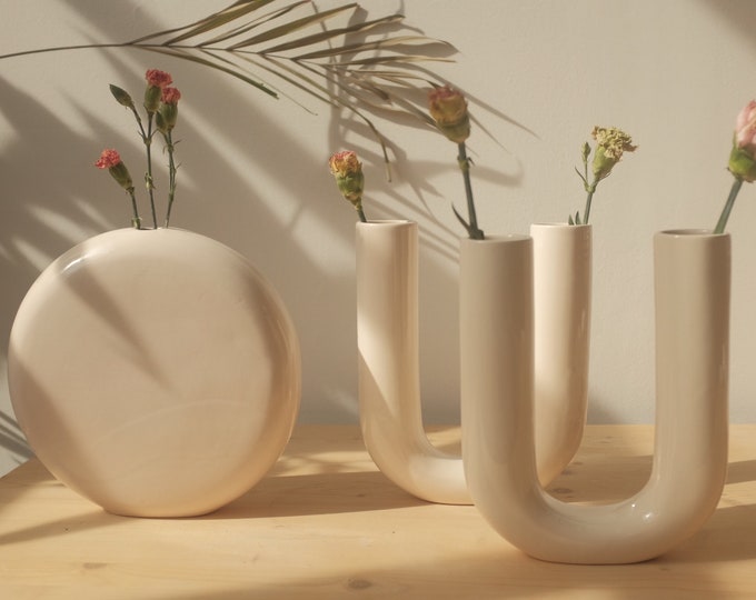 SMALL Blue and White , Cultured Sea Pottery, Tumbled Pottery. Ceramic ...