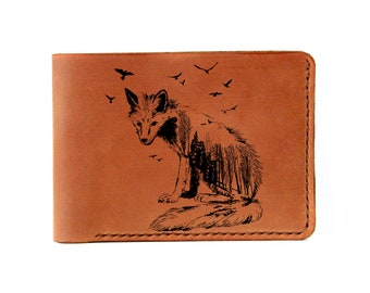 Fox wallet | Etsy