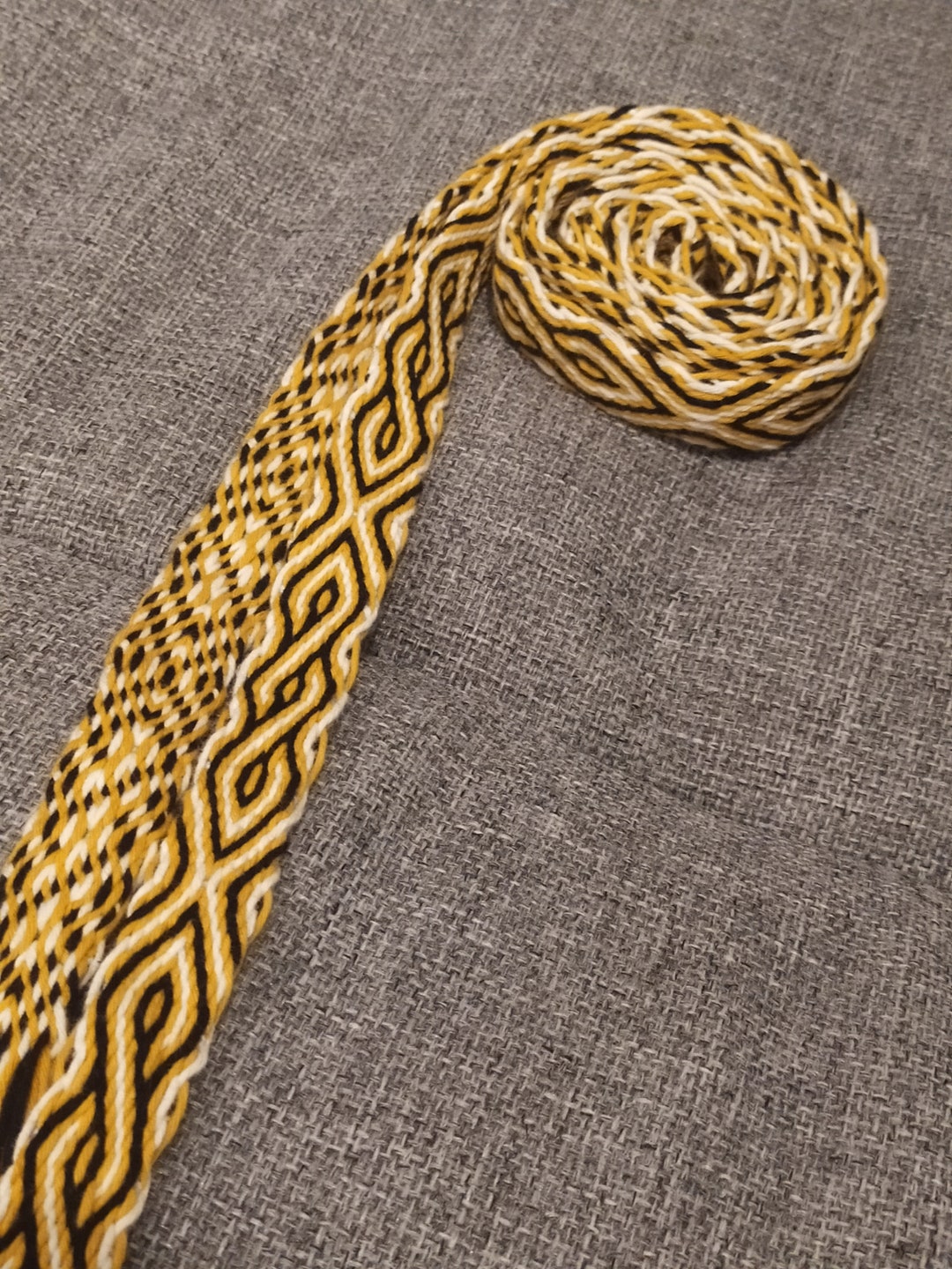 Card Weaving/ Tablet Woven Belt / Tablet Fabric/ Tablet Weaving - Etsy