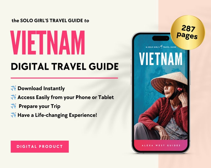 Editable Travel Itinerary Template, Instant Download, Vietnam Daily ...
