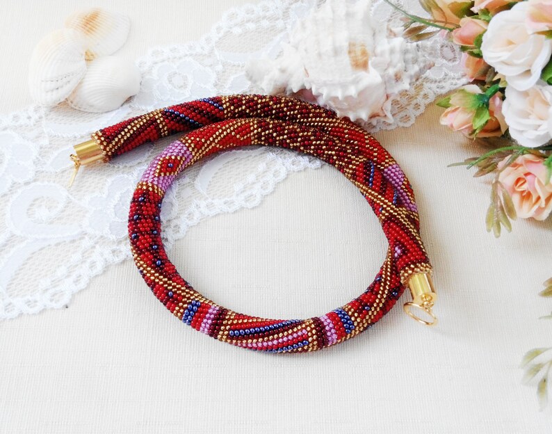 Patchwork Necklace Pattern PDF Diy Pattern for Adult Beading - Etsy