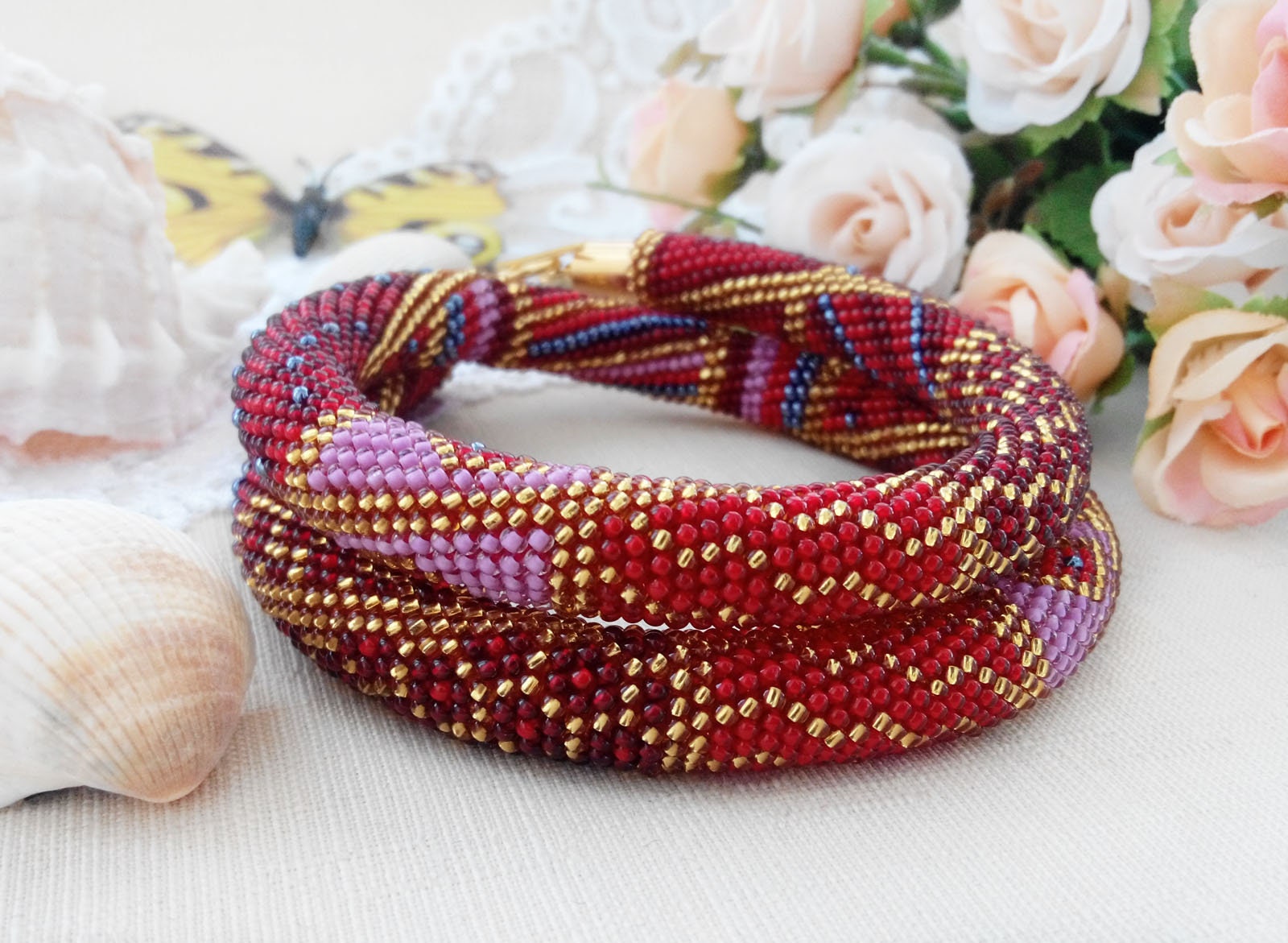 Patchwork Necklace Pattern PDF Diy Pattern for Adult Beading - Etsy
