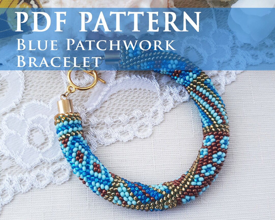 PDF Pattern Bracelet, Jewelry Making DIY Pattern, Seed Bead Crochet ...