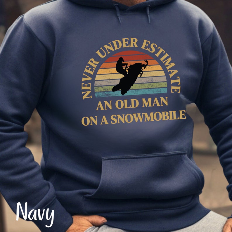Funny Snowmobiling Hoodie Sweatshirt, Snowmobile Unisex Hooded ...