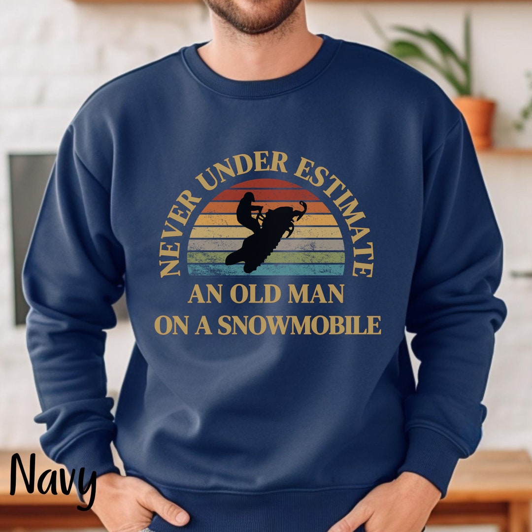 Funny Snowmobiling Crewneck Sweatshirt, Snowmobiling Unisex Sweatshirt ...