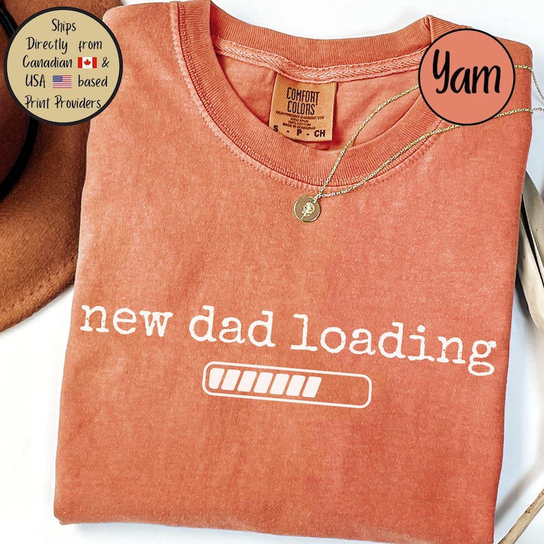 New Dad Comfort Colors Tee, Funny Dad to Be Tshirt, Soon to Be Dad ...