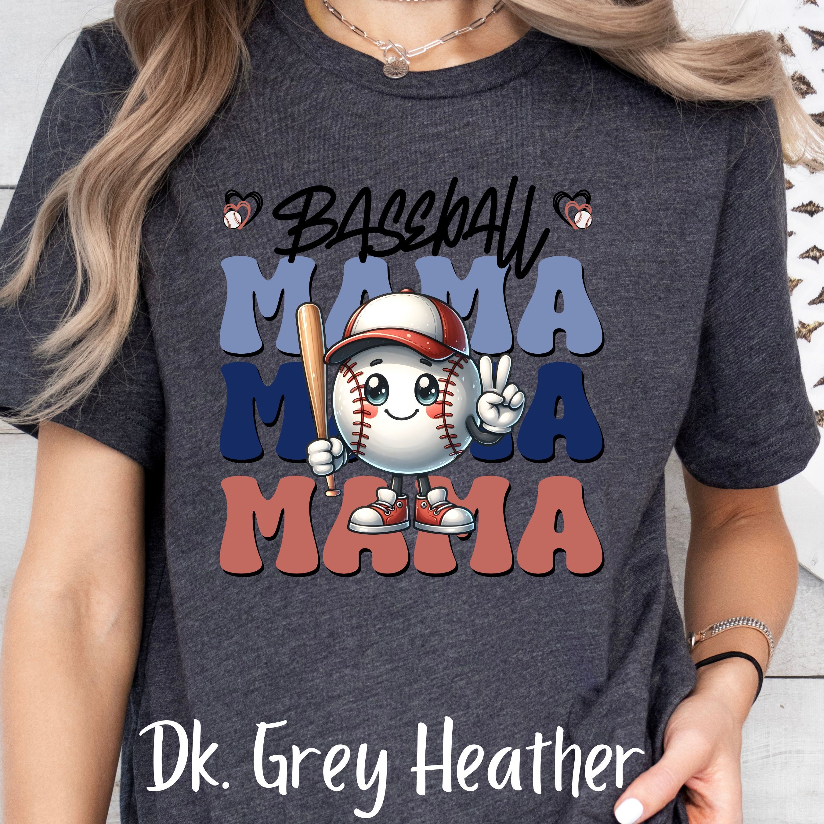 Baseball Mama T-shirt, Baseball Gameday Shirt, T-ball Mom Shirt, Base ...