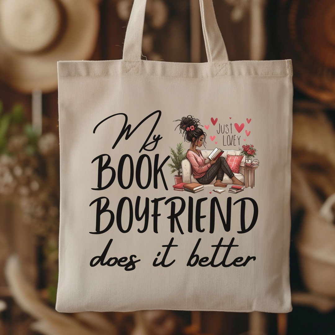 Book Boyfriend Tote Bag, Spicy Book Tok Canvas Tote, Favourite Books ...
