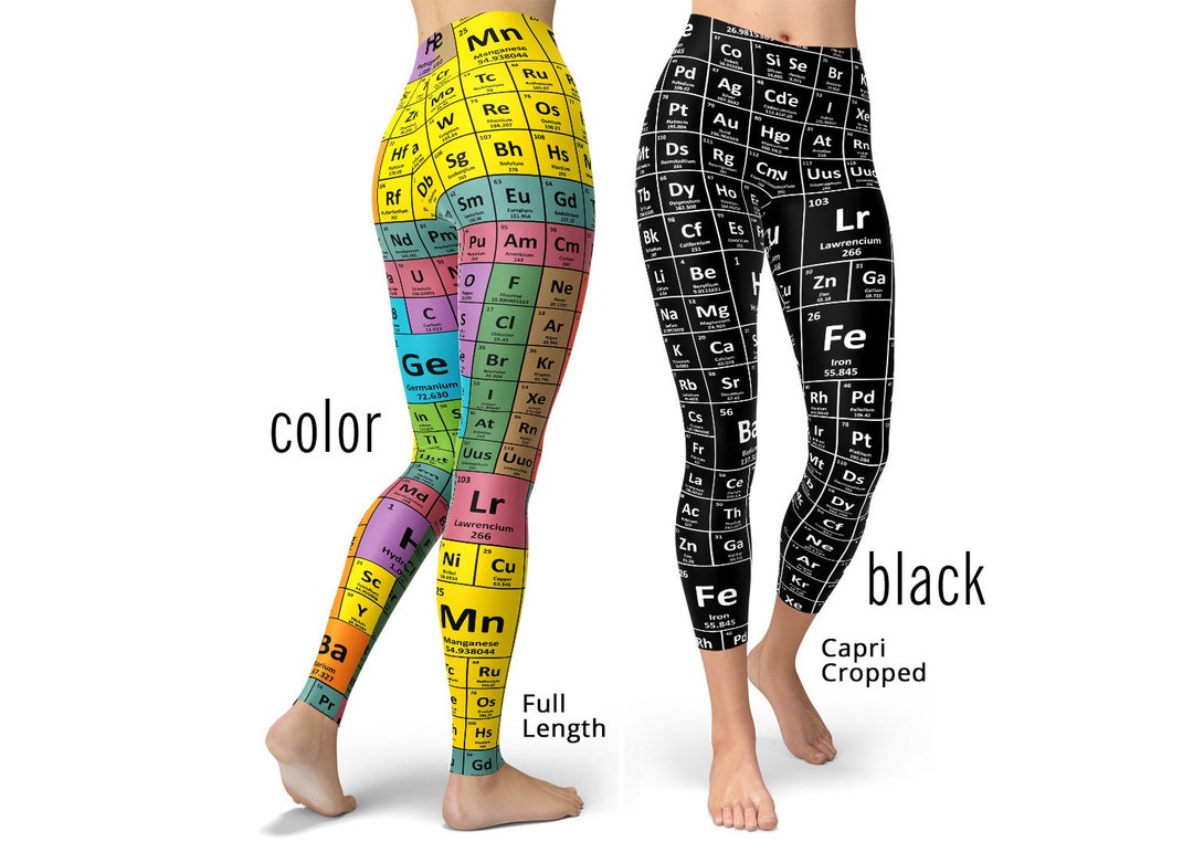 Science Periodic Table Leggings - Etsy