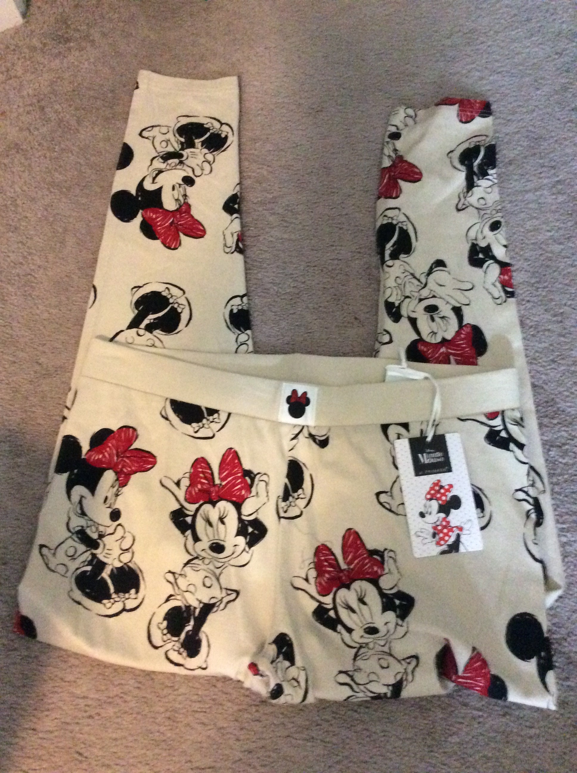 Ladies Minnie Mouse Pajama Pants - Etsy