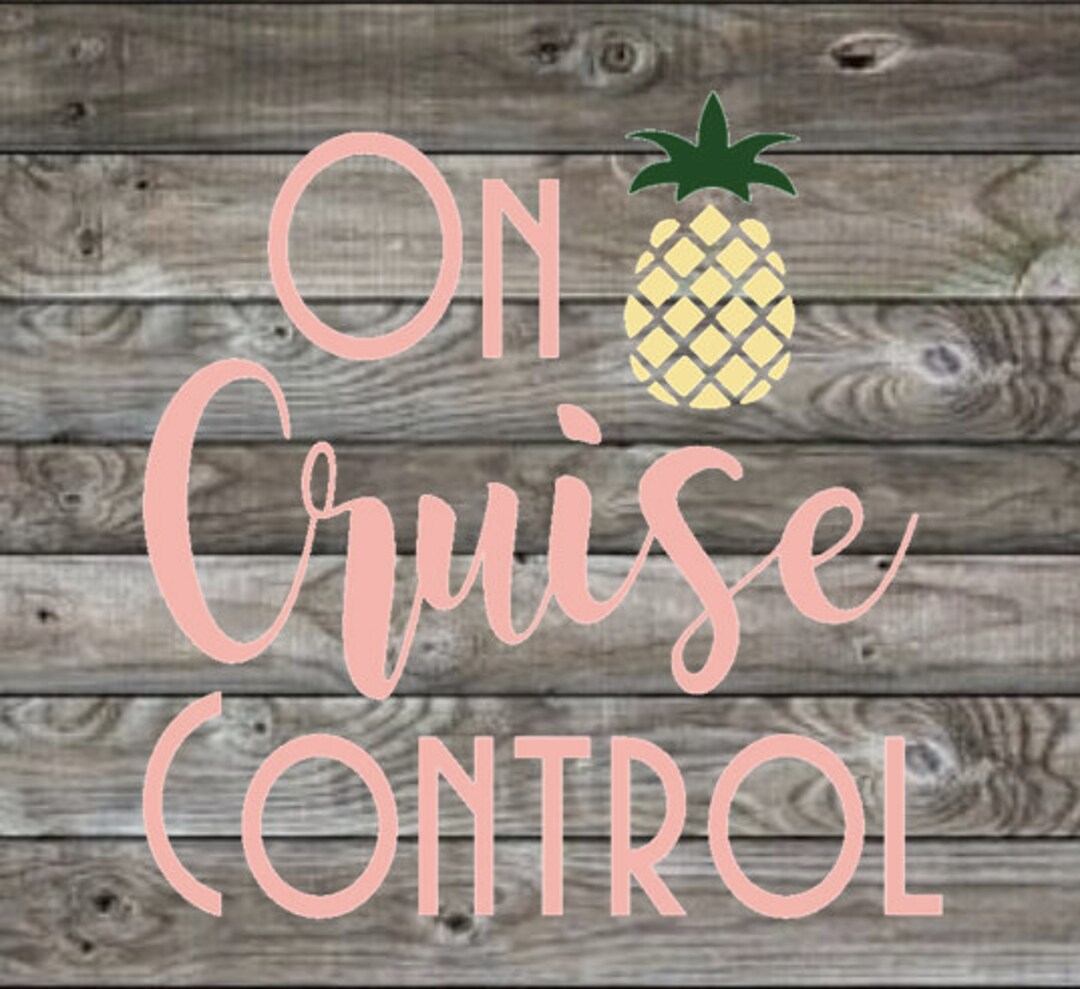On Cruise Control SVG Cut File - Etsy