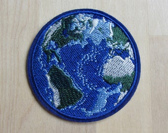 Globe Iron on Patch | Etsy