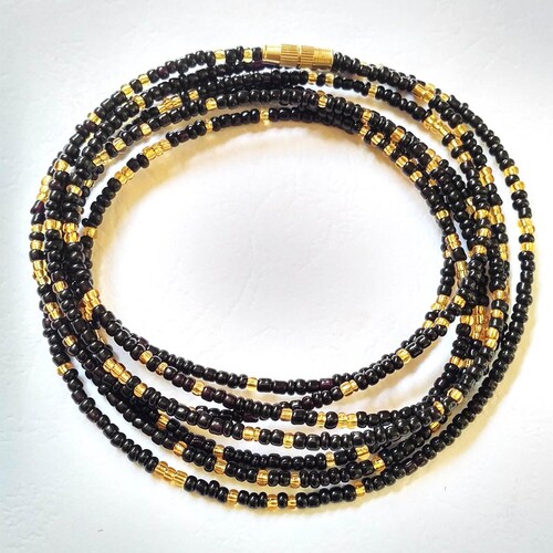 Gold and White Waist Beads African Waist Beads Belly - Etsy Australia