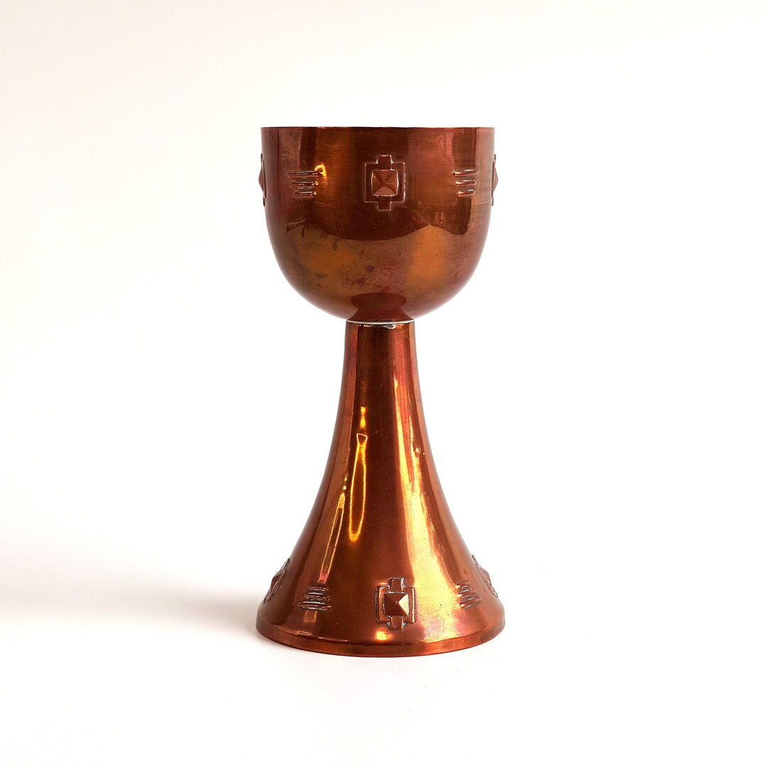 Arts & Crafts German Jugendstil Copper Chalice Early 1900s Antique Hand ...