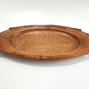 Carved Oak Bread Platter, Germany, Vintage Large Hand Carved Oak Wood ...