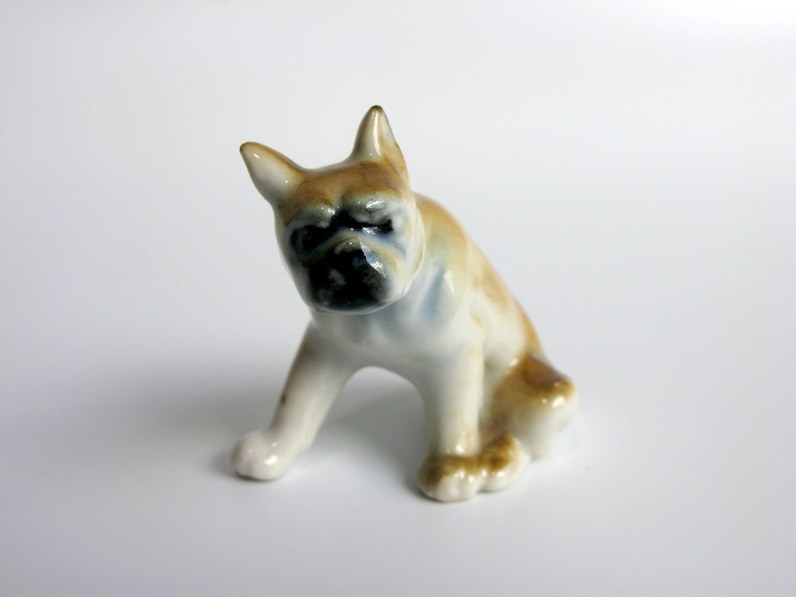 Antique German Boxer Dogs Pair of Porcelain Figurines Lot of - Etsy