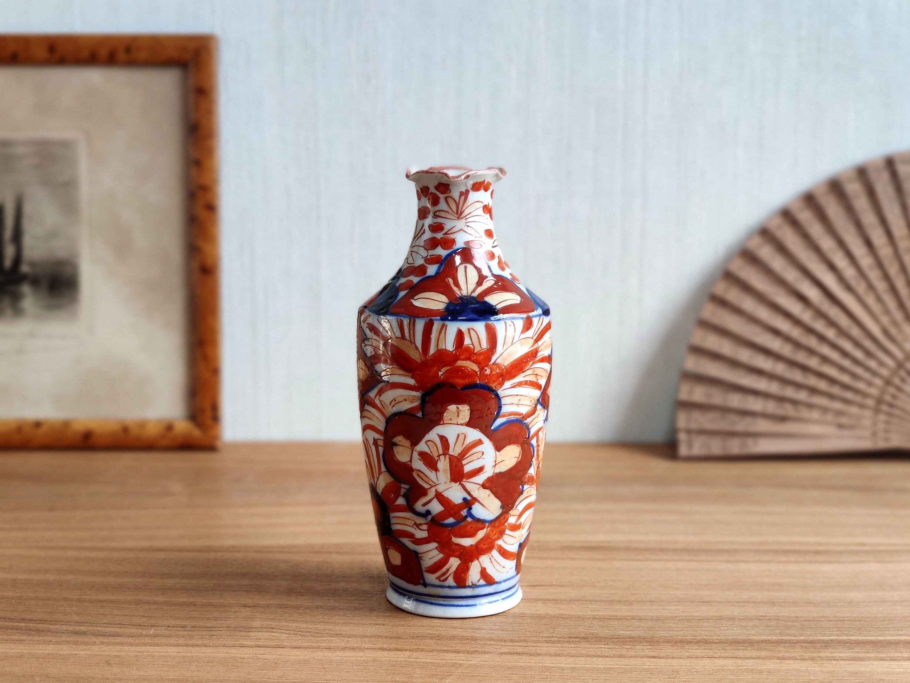 Imari Vase Meiji Period Antique Japanese Imari Hand Painted Porcelain ...