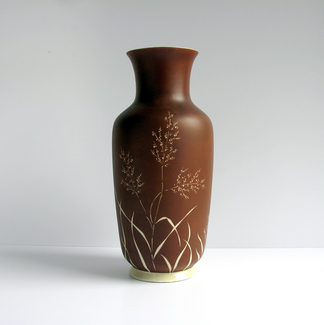 Gebruder Heubach Art Nouveau Porcelain Vase, Germany 1920s Antique ...