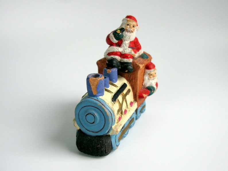Vintage Christmas Train Santa's Train Ceramic Xmas Train | Etsy