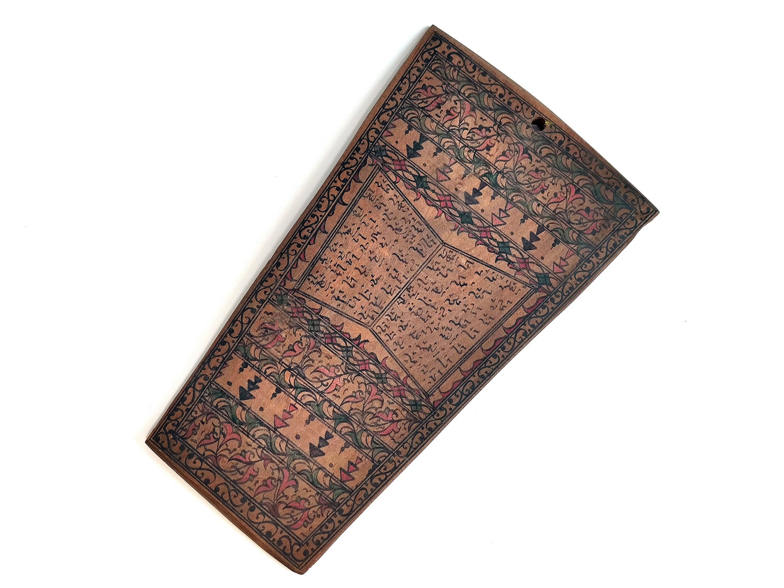 Antique Quran Tablet, Islamic Quran Teaching Tablet, Old Hand Painted ...