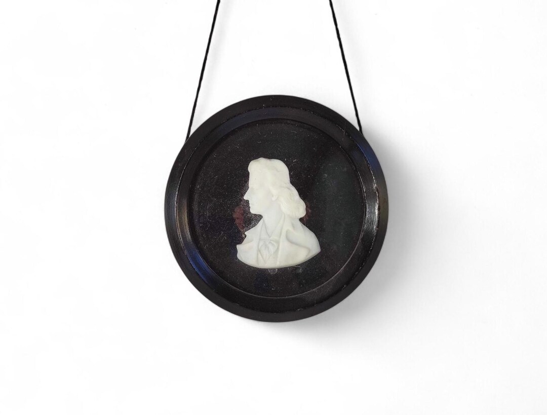 Friedrich Schiller Portrait Wall Medallion, Germany 1800s Antique ...