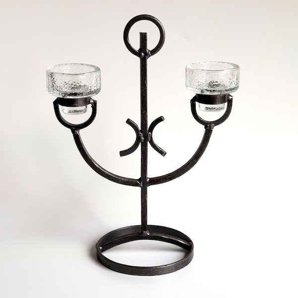 Hand Forged Candelabra - Etsy
