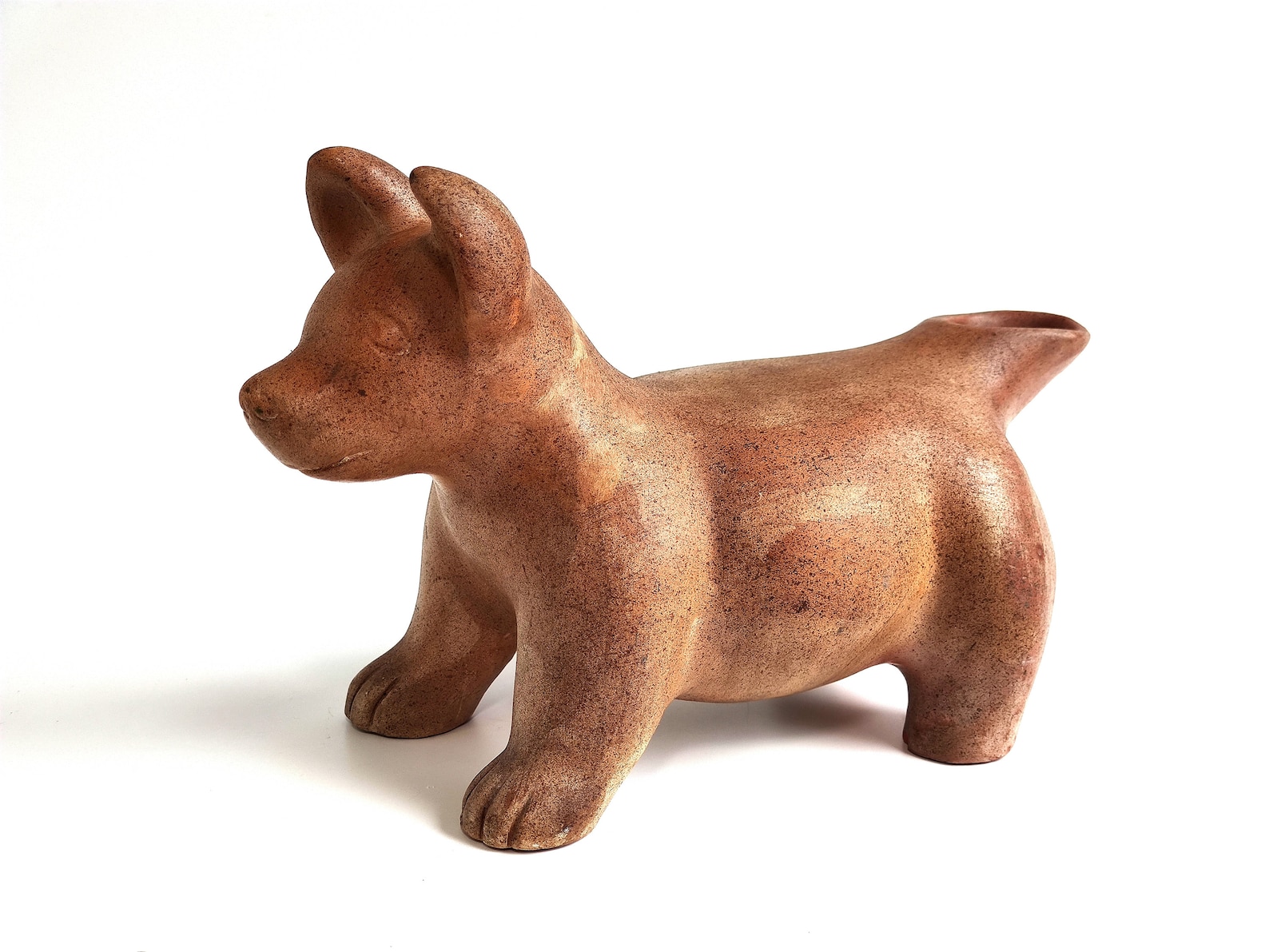 Colima Dog Pre Colombian Style Mexico Pottery Colima Dog Effigy Vessel ...