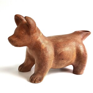Colima Dog Pre Colombian Style Mexico Pottery Colima Dog Effigy Vessel ...