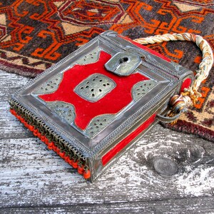 Antique Moroccan Berber Quran Book Box, Middle Eastern Quran Case in ...