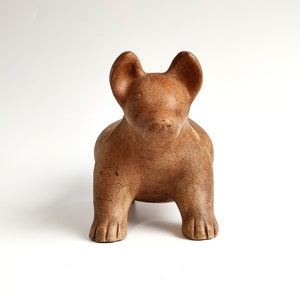 Colima Dog Pre Colombian Style Mexico Pottery Colima Dog Effigy Vessel ...