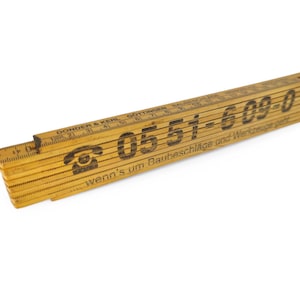 Vintage German Wooden Folding Rule by Donder & Kerl, Germany 60s 2 ...