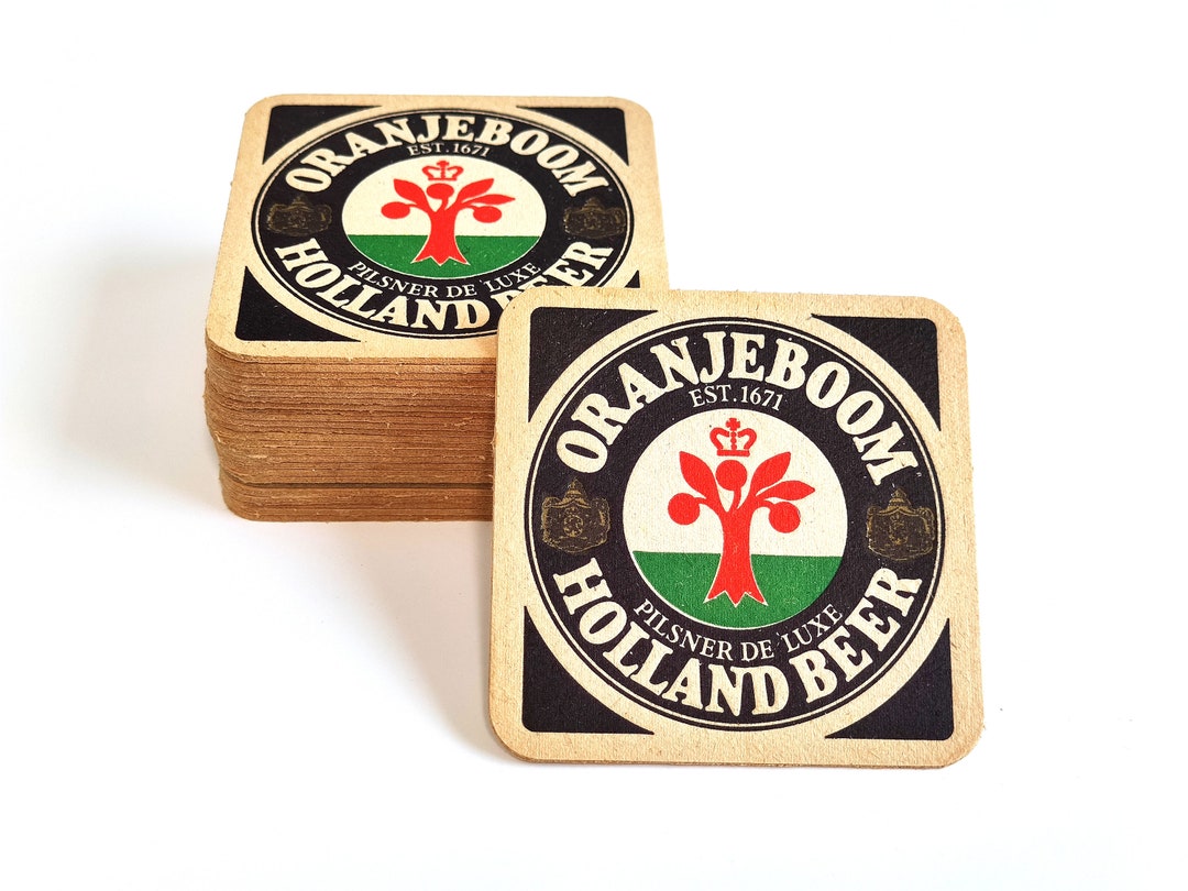 60s Vintage Beer Coaster Set 27 Pcs, Oranjeboom Holland Beer Pilsner De ...