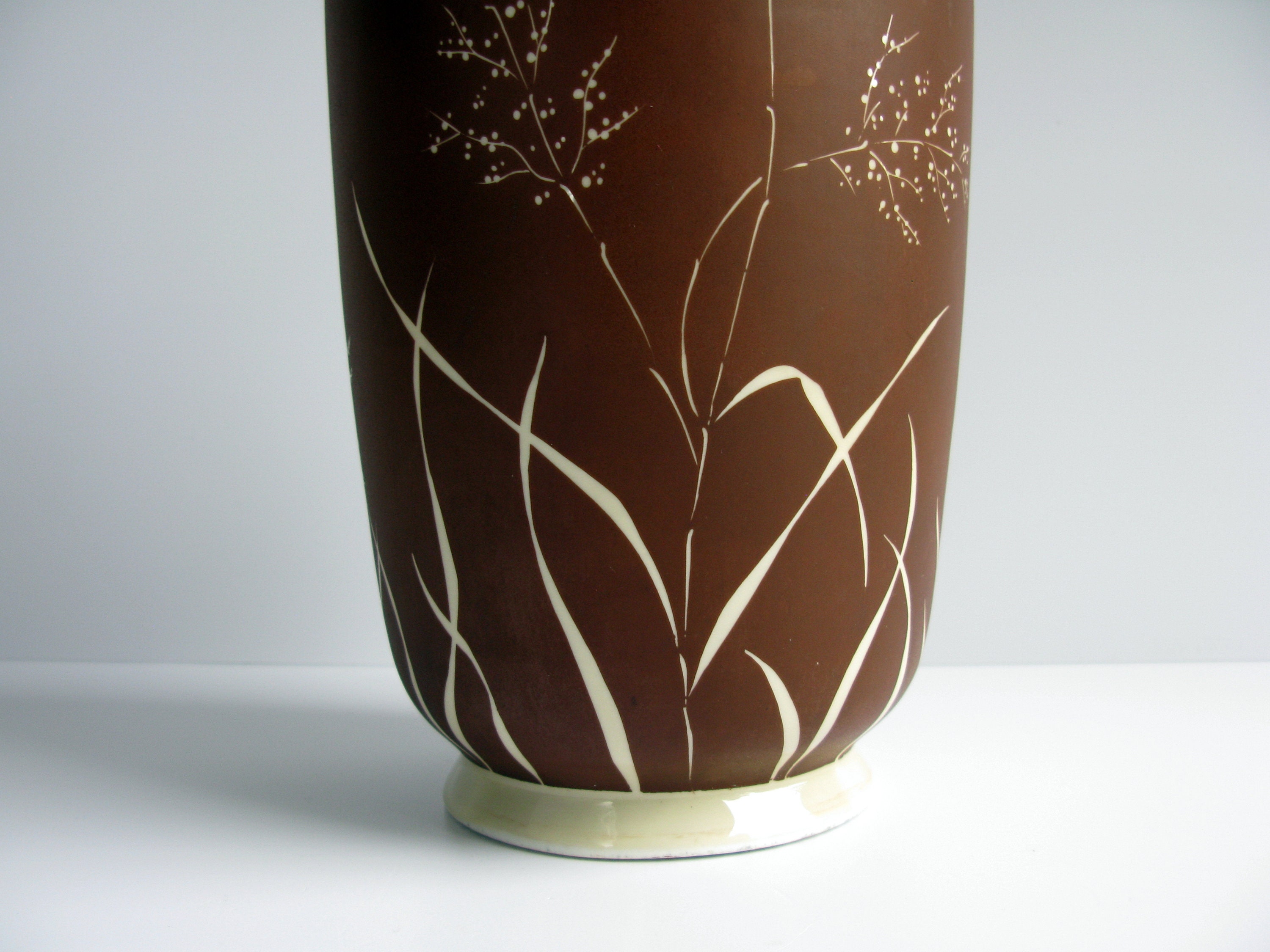 Gebruder Heubach Art Nouveau Porcelain Vase, Germany 1920s Antique ...