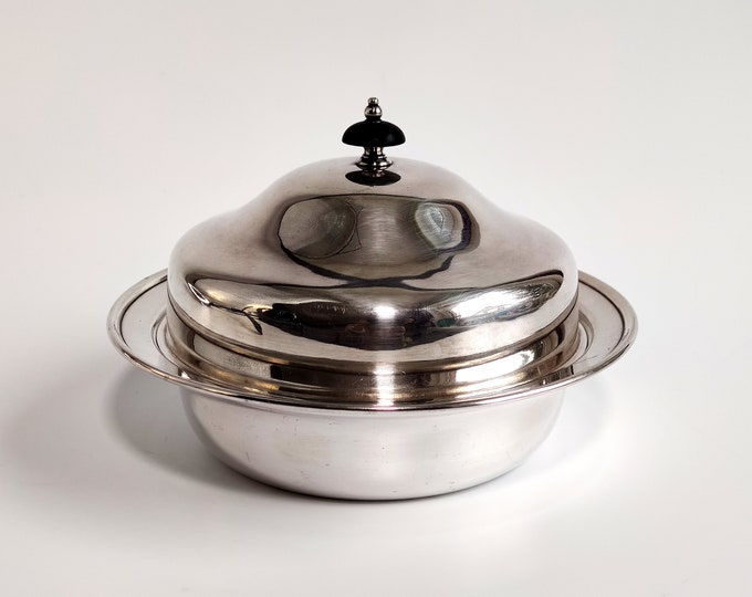 Walker & Hall Silver Plated Muffin Dish, Sheffield England 1920s ...