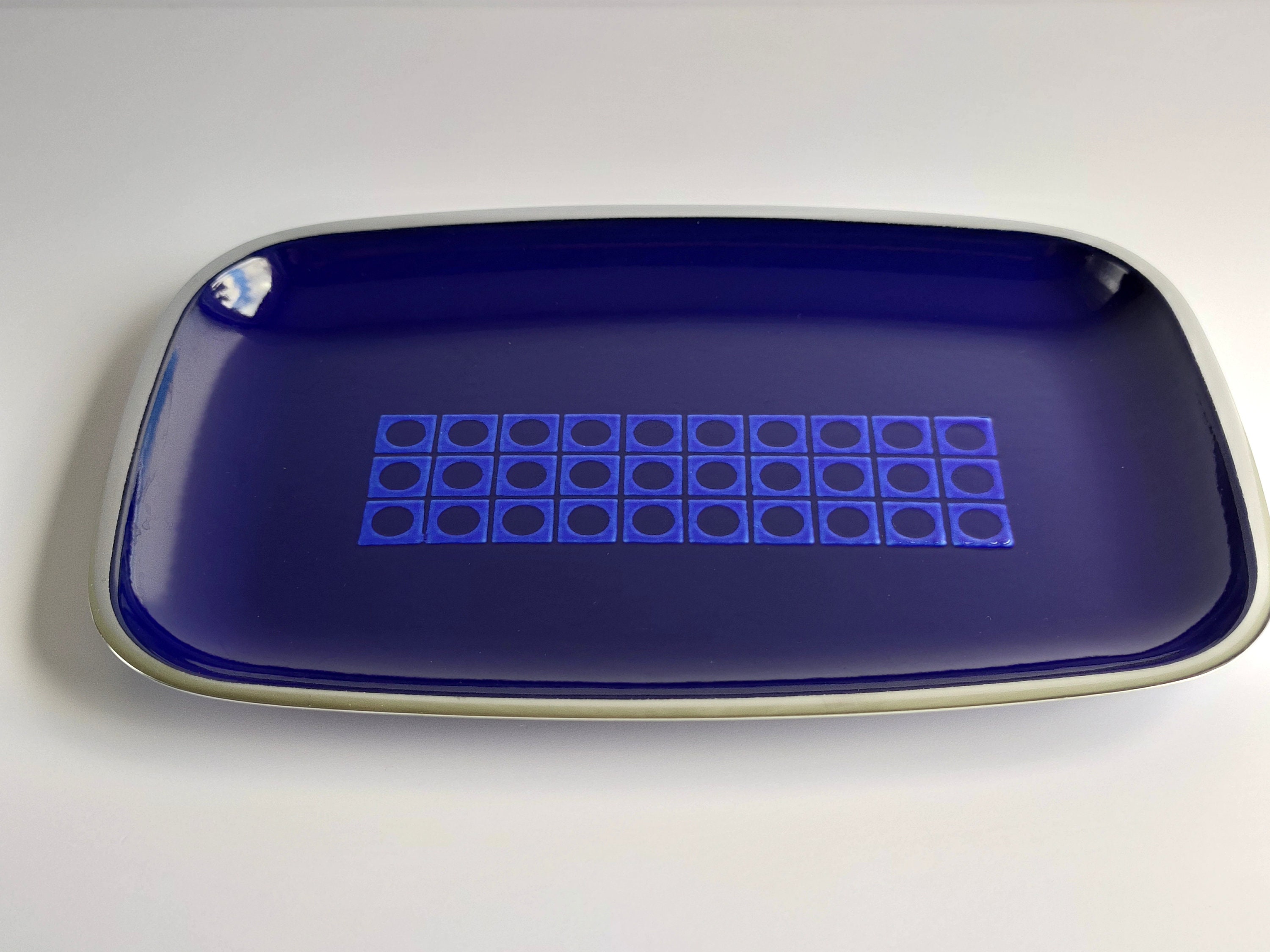 SILIT / WMF Modernist Enamel Serving Tray Platter West | Etsy