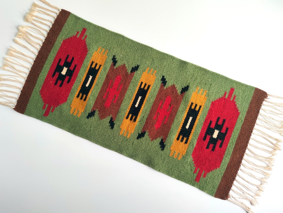 Hand Wooven Wool Bedouin Kilim/ Table Runner Vintage Small - Etsy