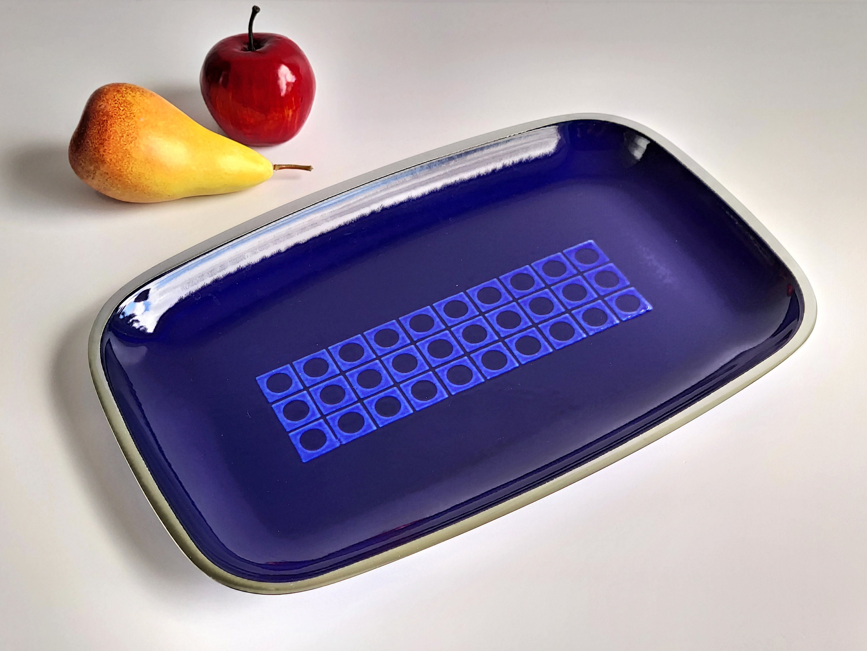 SILIT / WMF Modernist Enamel Serving Tray Platter West | Etsy