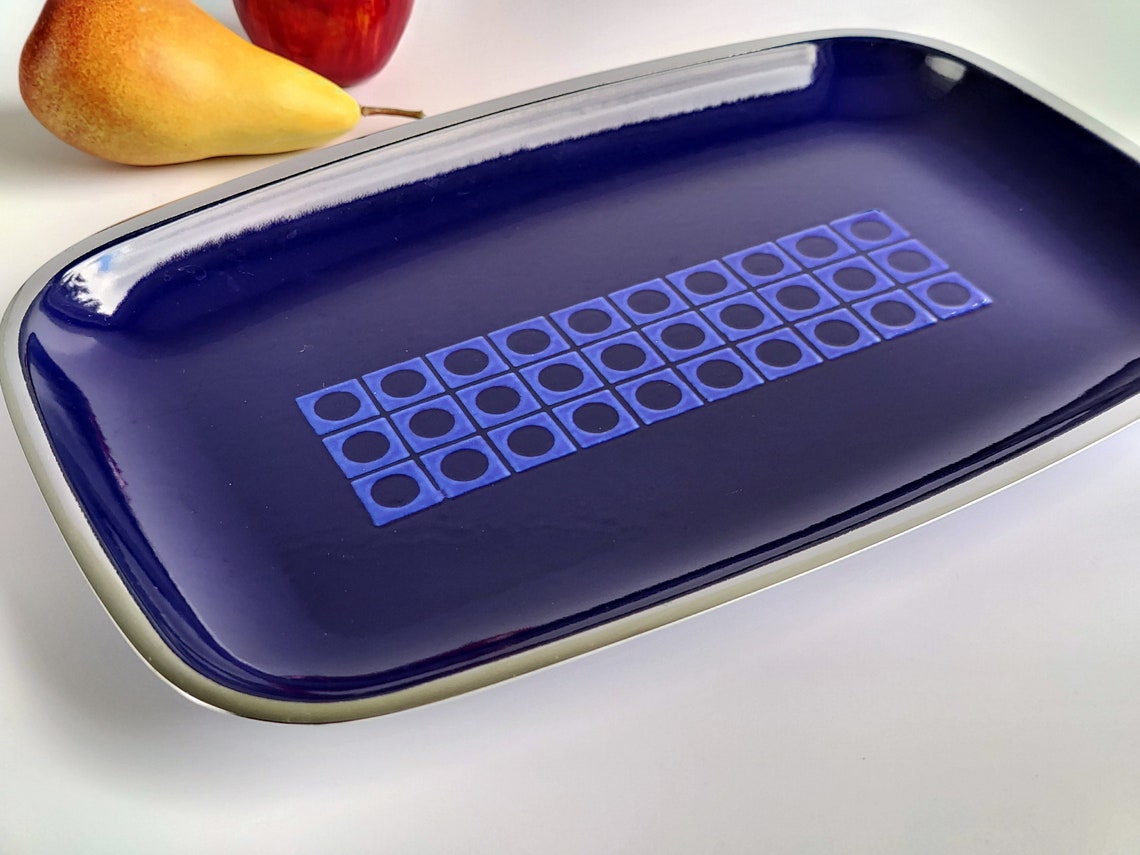 SILIT / WMF Modernist Enamel Serving Tray Platter West | Etsy