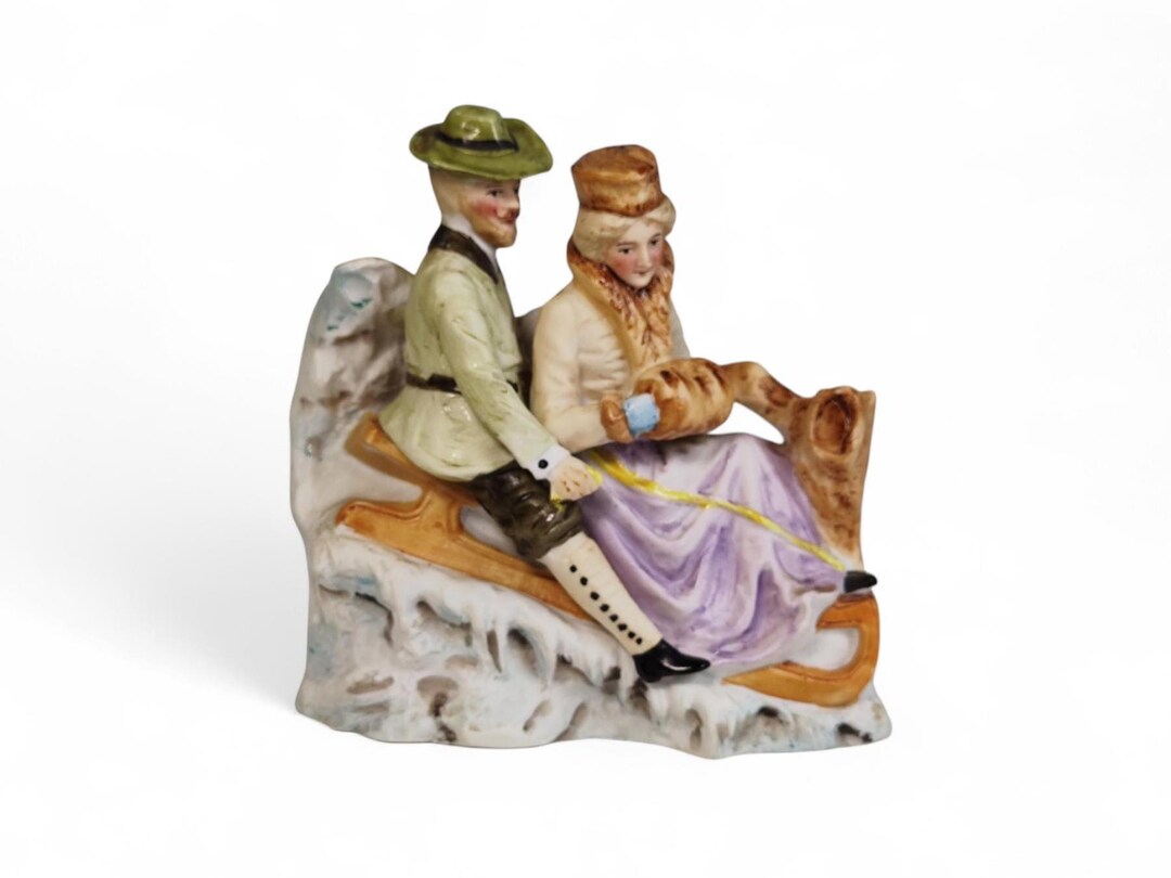 Antique German Bisque Spill Vase, Early 20th Century Rare Collectible ...