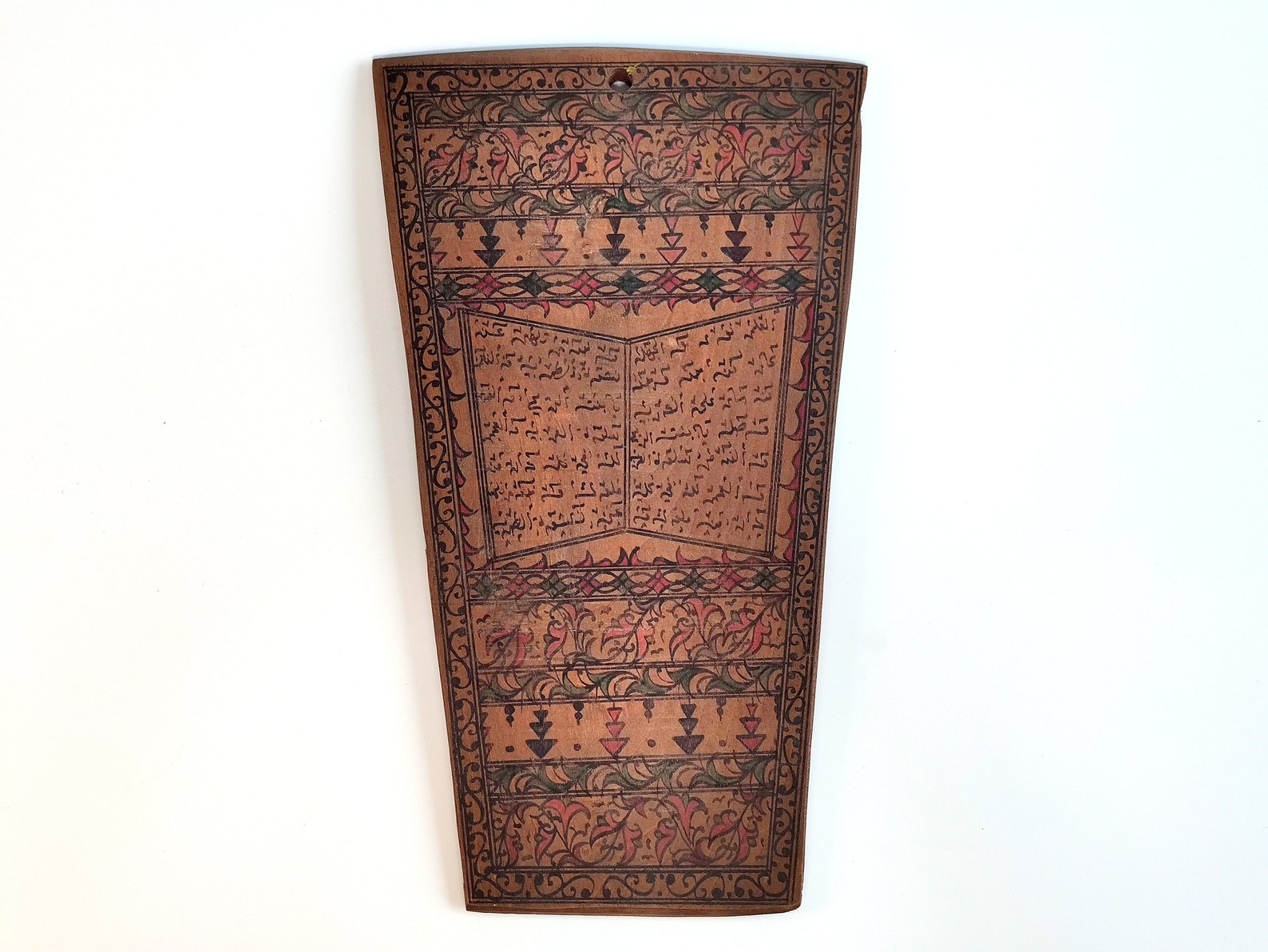 Antique Quran Tablet, Islamic Quran Teaching Tablet, Old Hand Painted ...